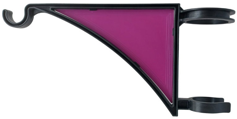 2 PCS Hangs EZ Fence Post Hangers With Solid Purple Panel Insertsplant ...