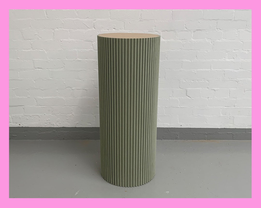 Ripple Display Plinth/podium MDF | Custom Colours - Etsy UK