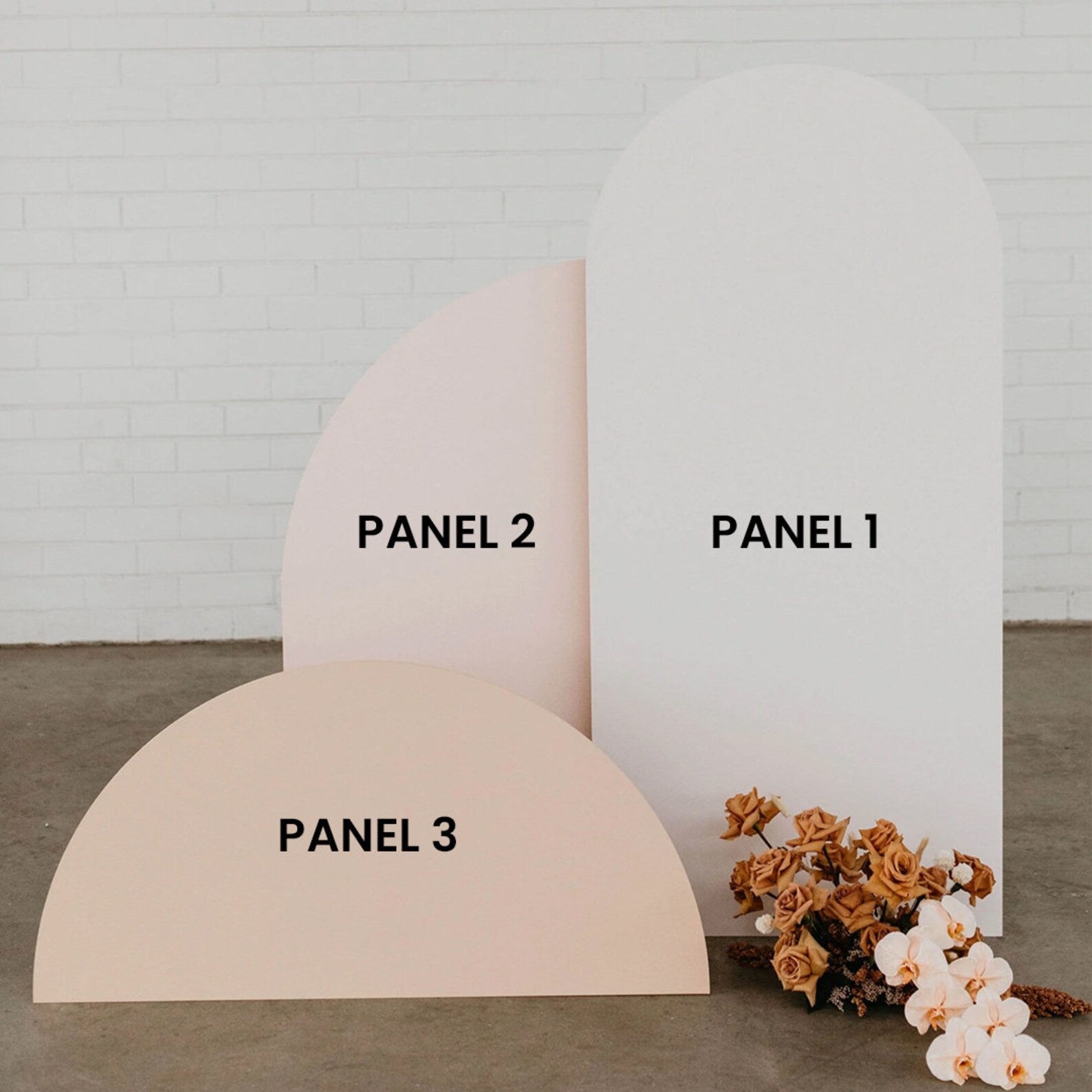 Arch Backdrop Panels Set of 3 - Etsy