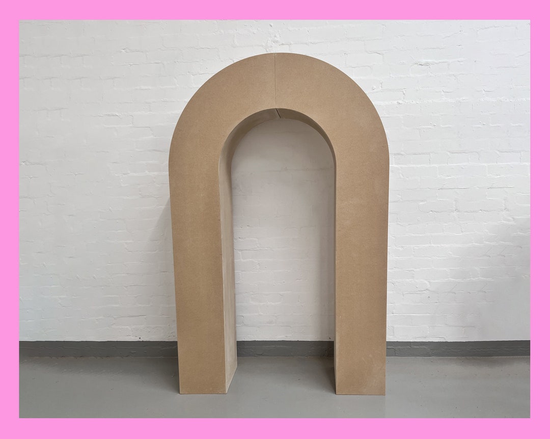 3D Hollow Arch Backdrop MDF | Custom Colours - Etsy