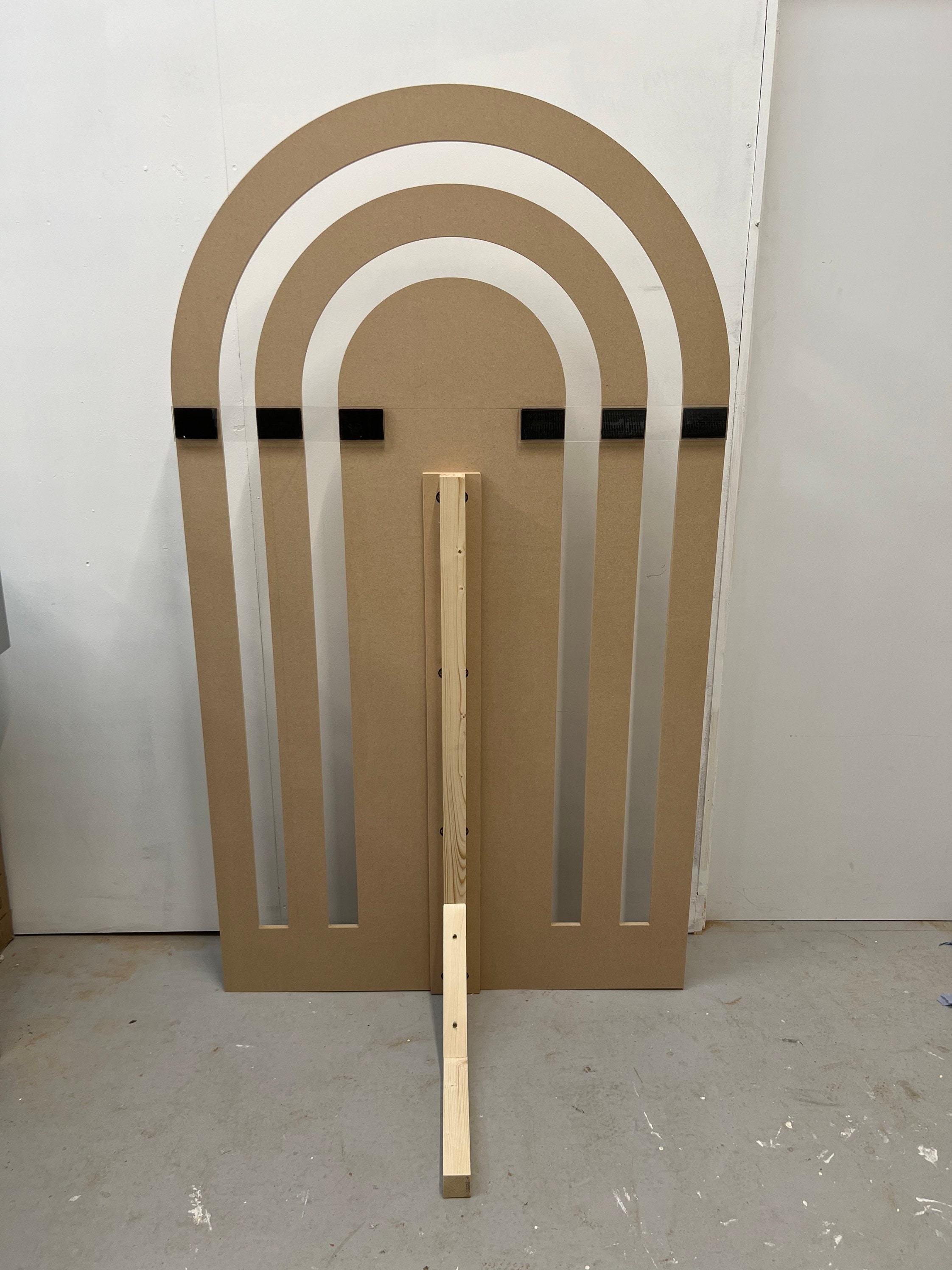 Rainbow Arch Backdrop MDF Custom Colours - Etsy UK