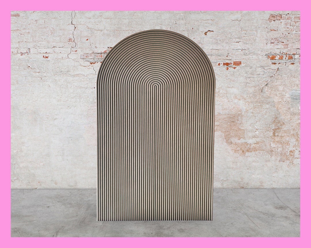 Ripple Arch Backdrop MDF Custom Colours - Etsy UK