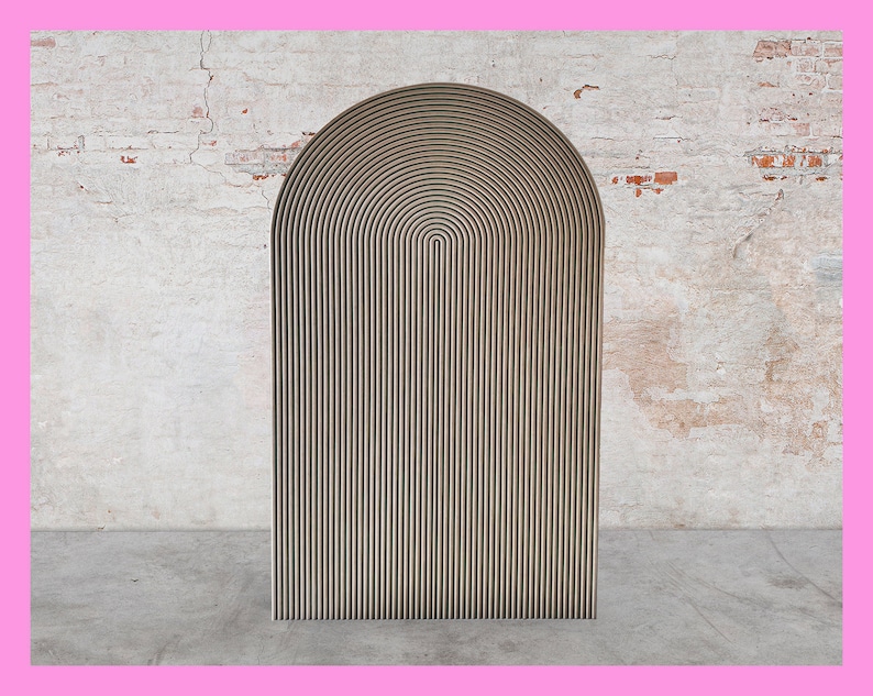 Ripple Arch Backdrop MDF Custom Colours - Etsy UK