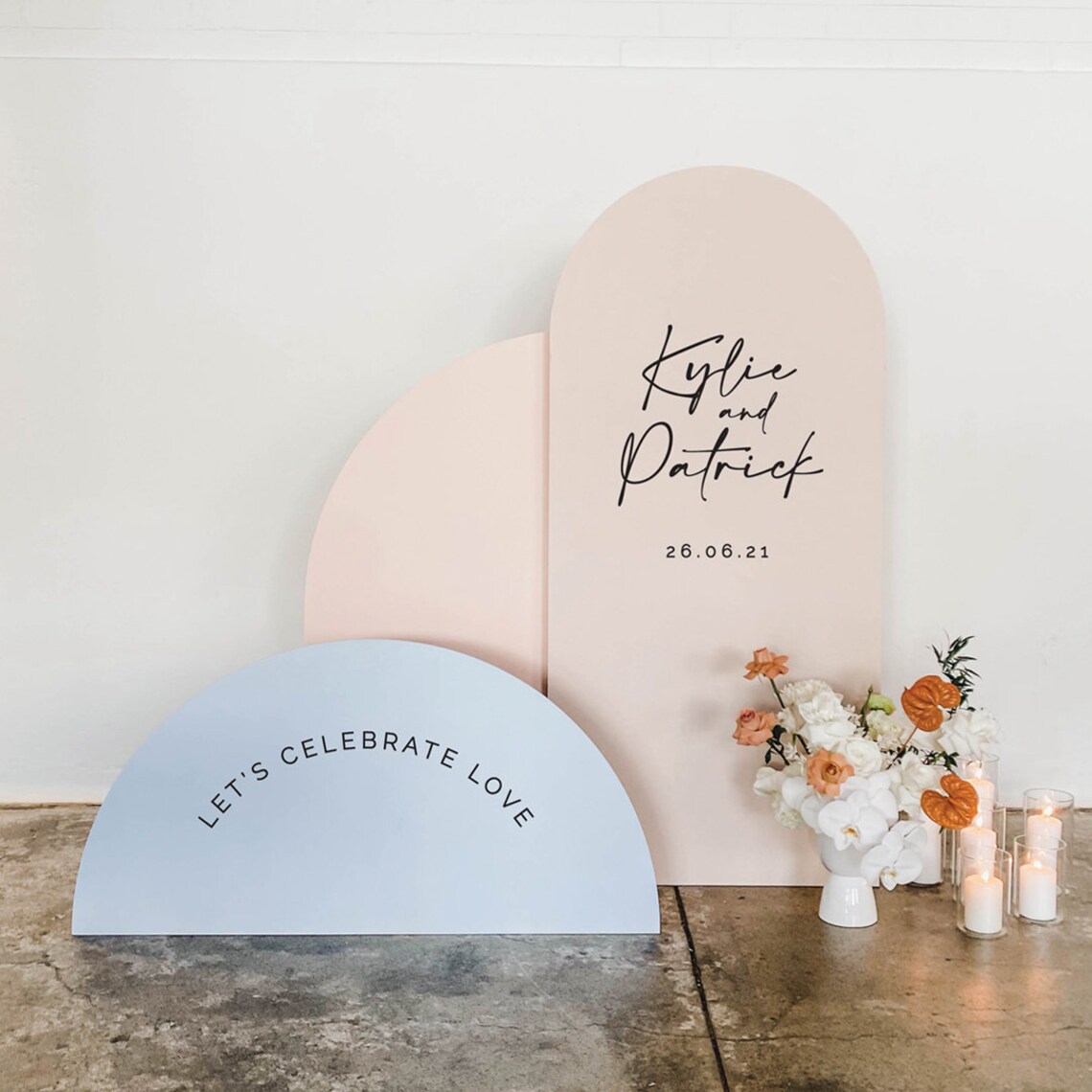 Arch Backdrop Panels Set of 3 - Etsy