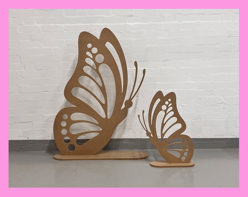 Butterfly Backdrop MDF Custom Colours - Etsy UK