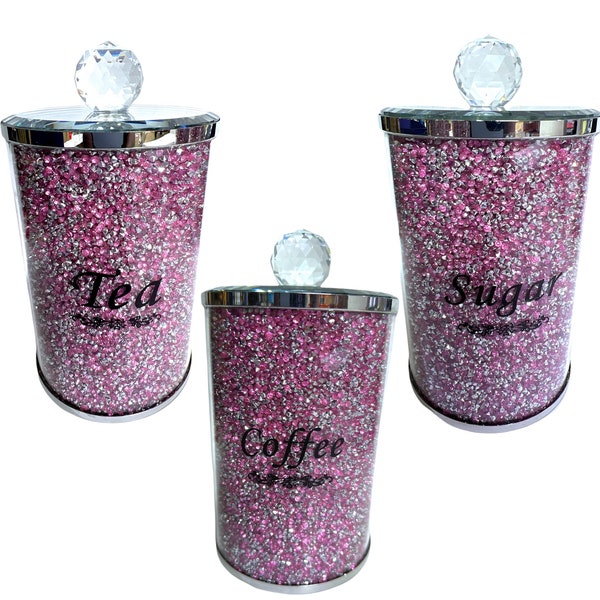 Pink Canisters - Etsy