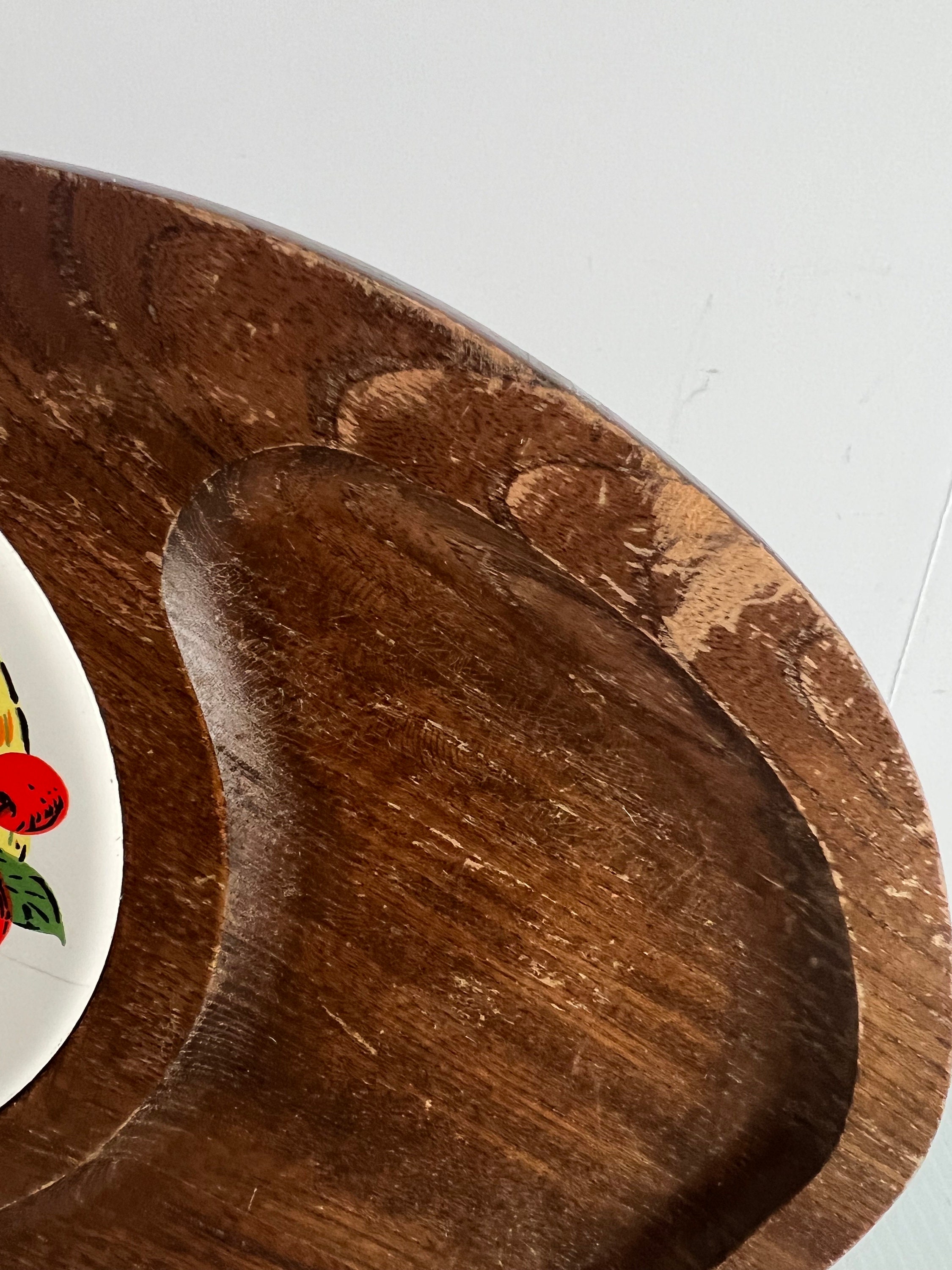 Retro Fruit 70s Tile Cheese Board Charcuterie Maison International - Etsy