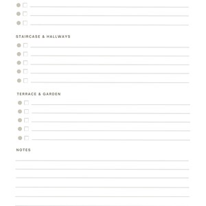 3 Kinds of Checklist, Printable, Cleaning Checklist, Minimalist ...
