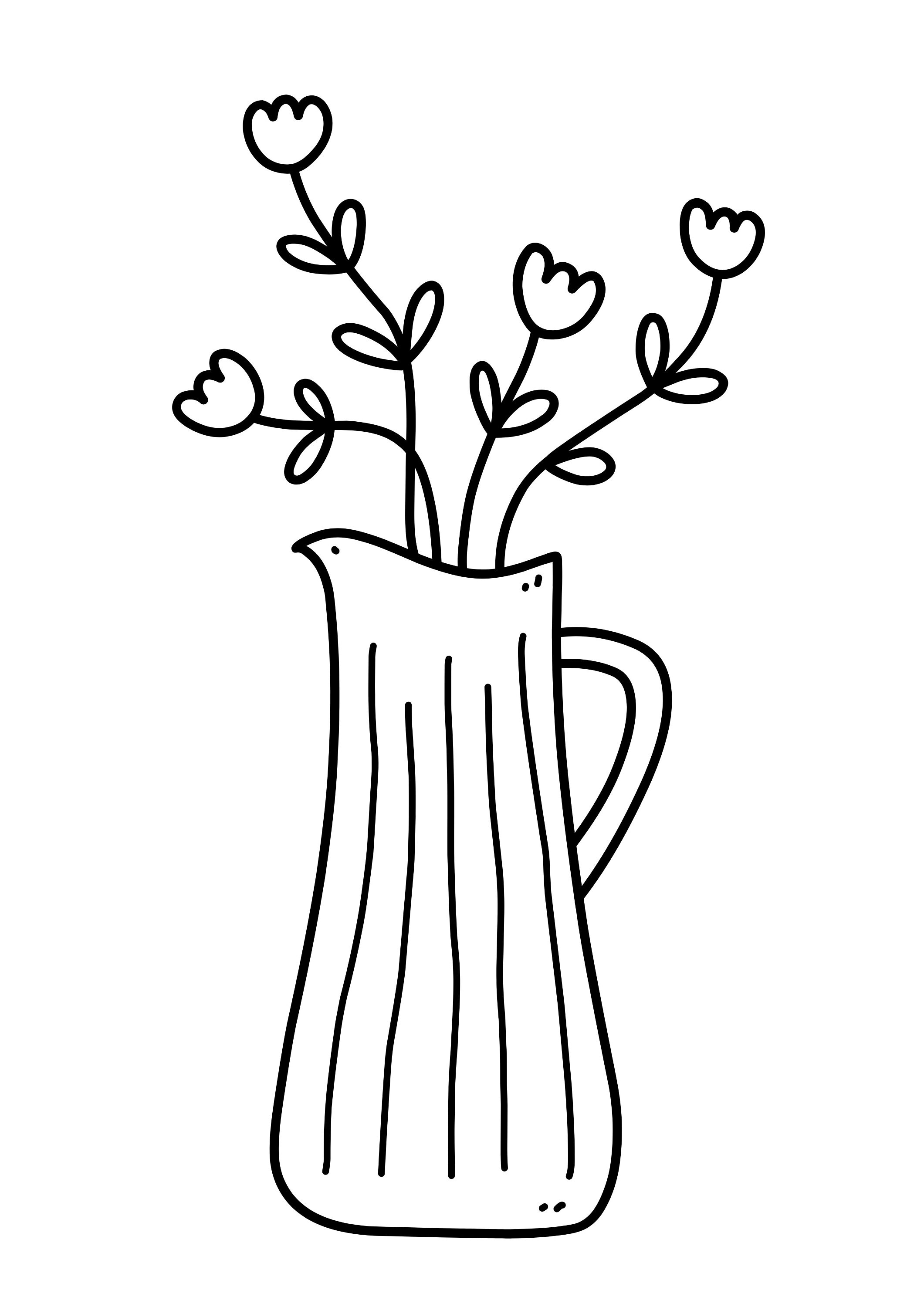 14 Printable Coloring Flower Arrangements Coloring Sheets, Flower ...