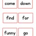 Level 2 Sight Words Flashcards or Memory Game - Etsy