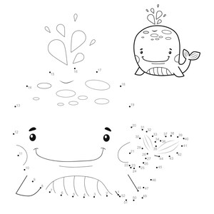 Printable Under the Water Coloring Activity Book, Sea Creatures ...
