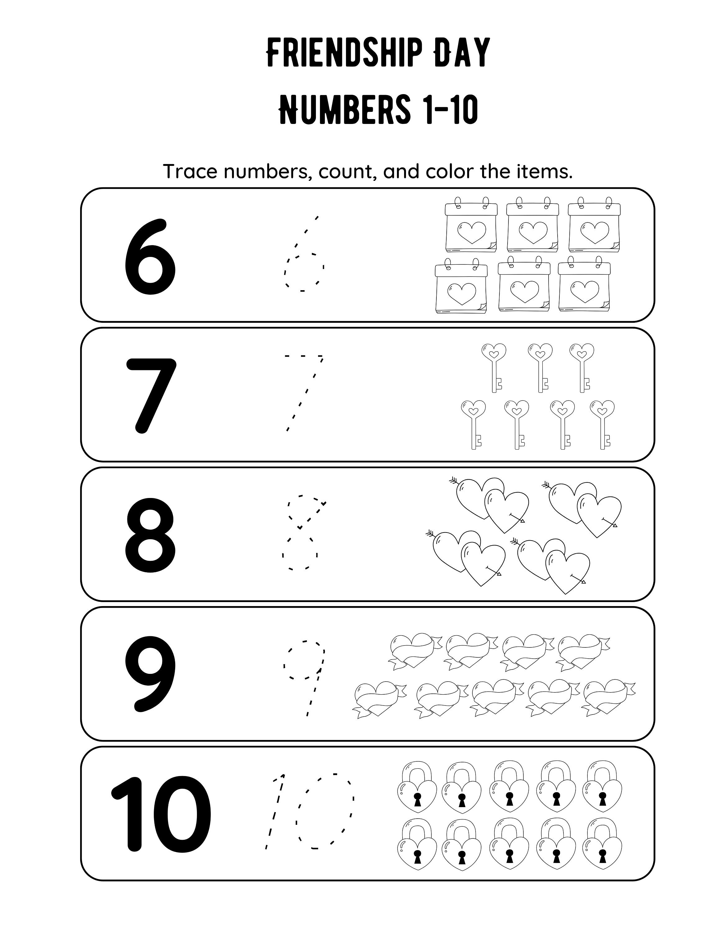 Friendship Day Activity Book, Printable Activity Book, Kindergarten or ...