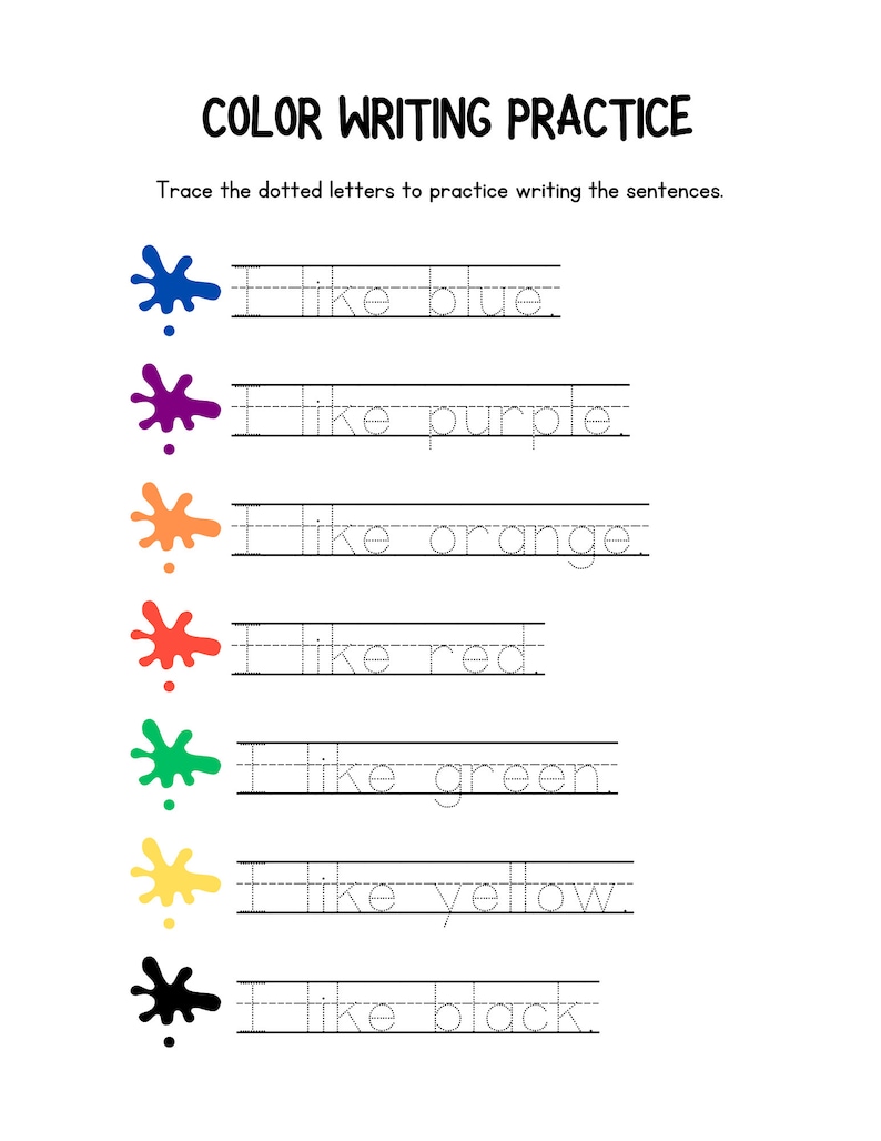 Grade 1 Writing Practice English Packet, First Grade Writing Practice ...
