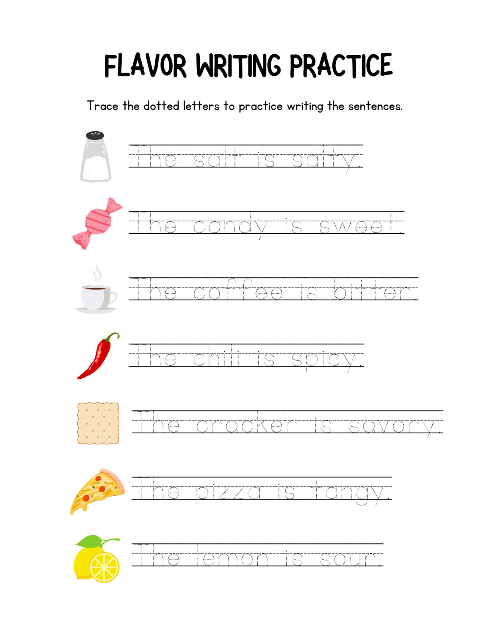 Grade 1 Writing Practice English Packet First Grade Writing Practice