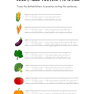 Grade 1 Writing Practice English Packet, First Grade Writing Practice ...