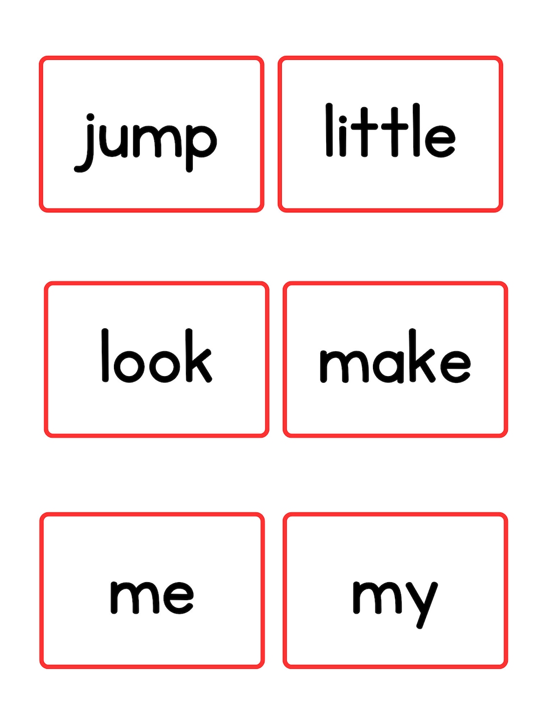 Level 2 Sight Words Flashcards or Memory Game - Etsy