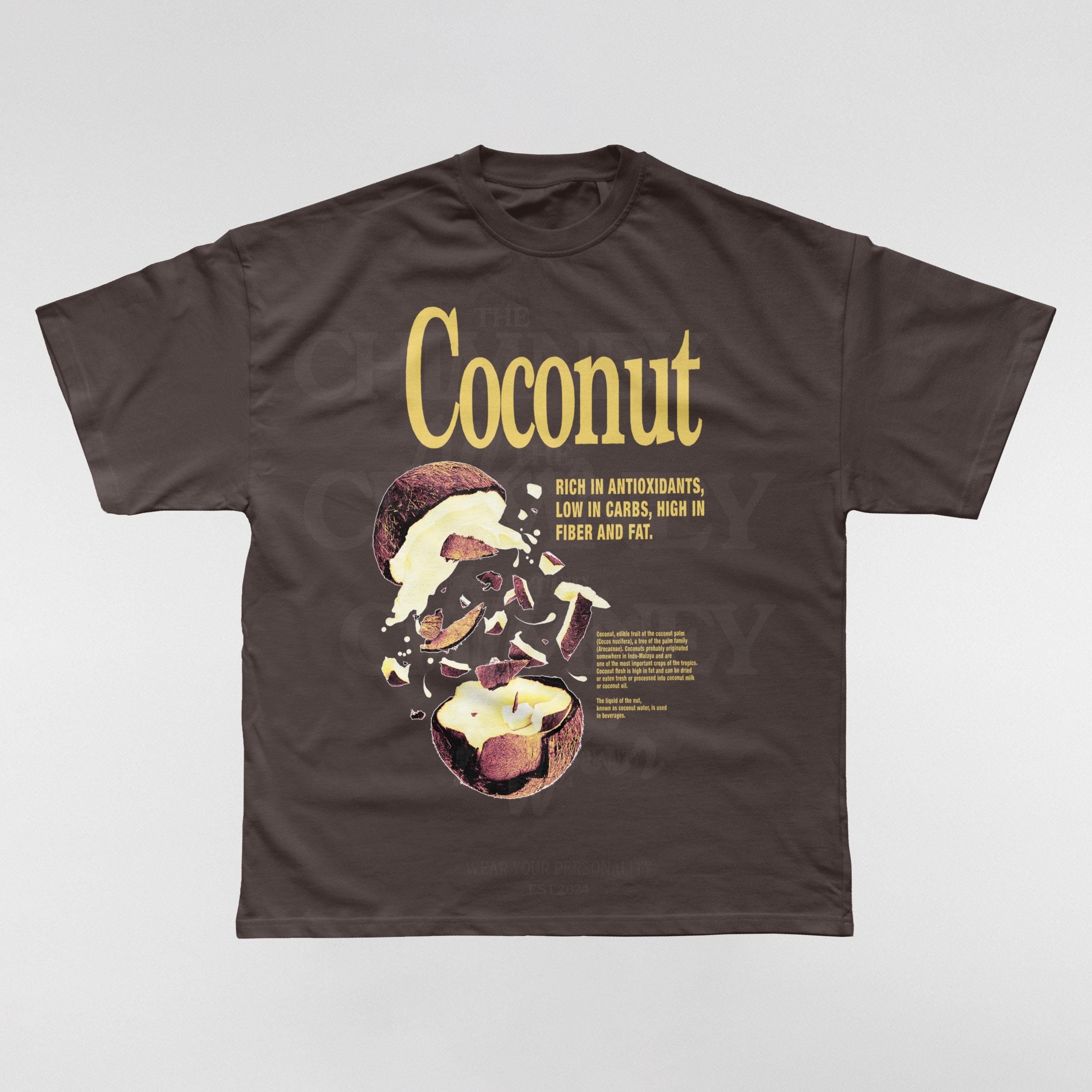 Vintage 90s Aesthetic Coconut Fruit Shirt, Vintage 90s Graphic Tees ...