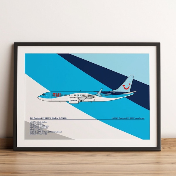 Boeing 737 Max Poster - Etsy