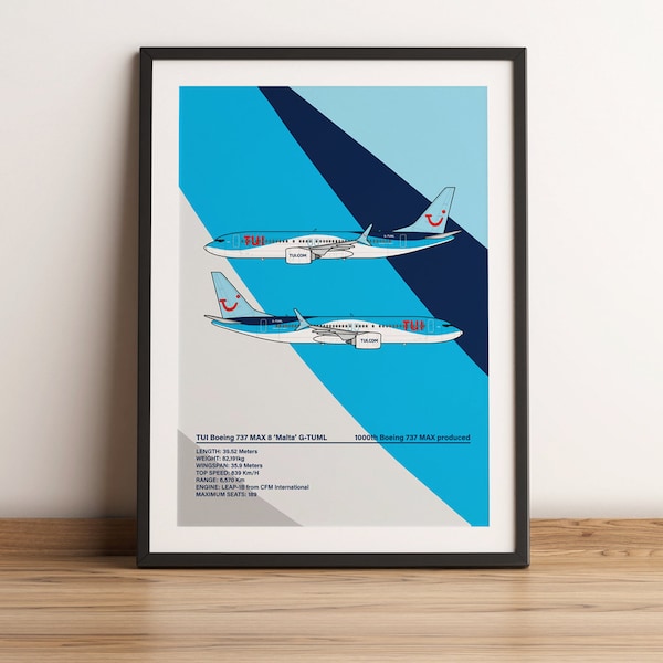 Boeing 737 Max Poster - Etsy