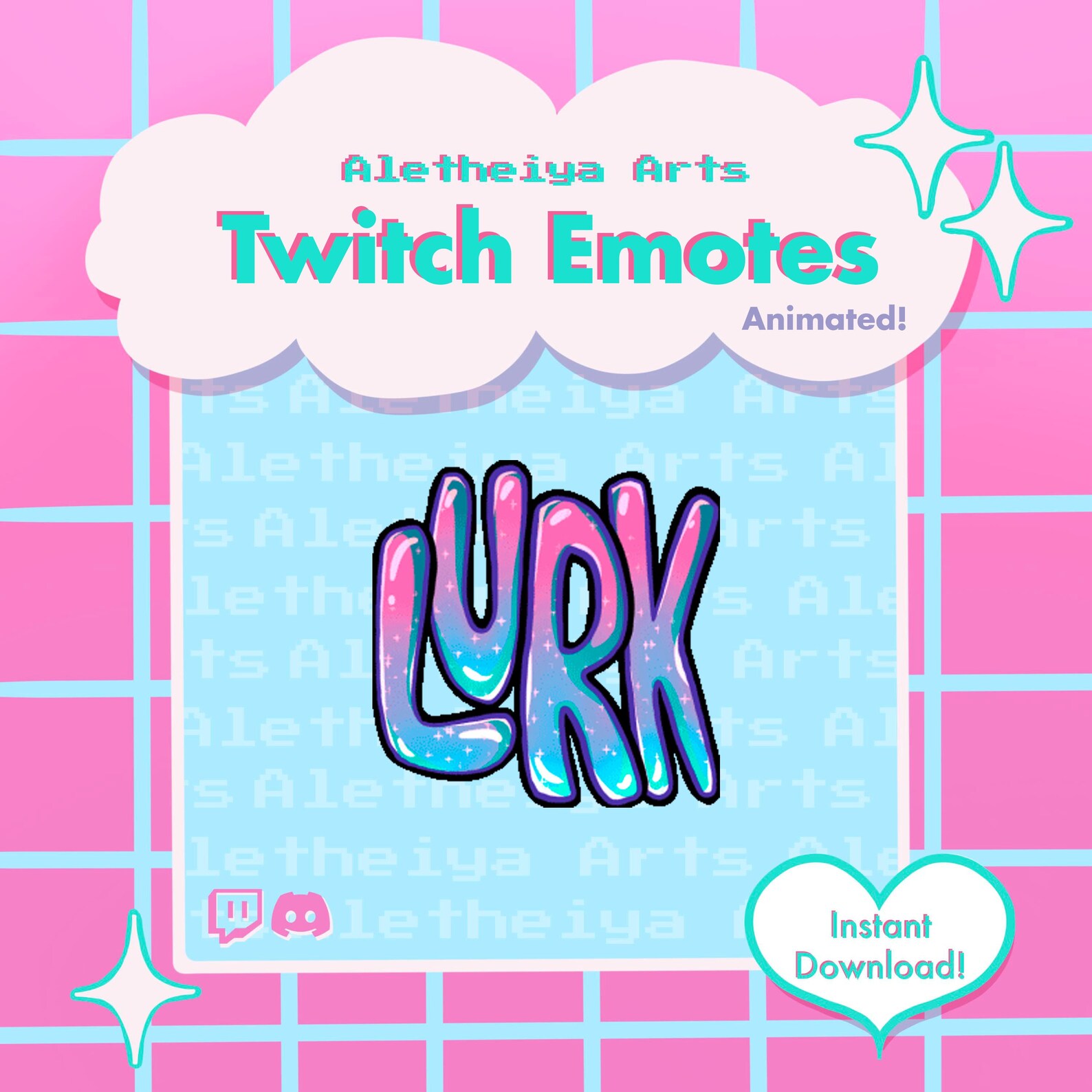 Lurk Animated Twitch Emote: Funny Streaming Icon (PNG) - Etsy