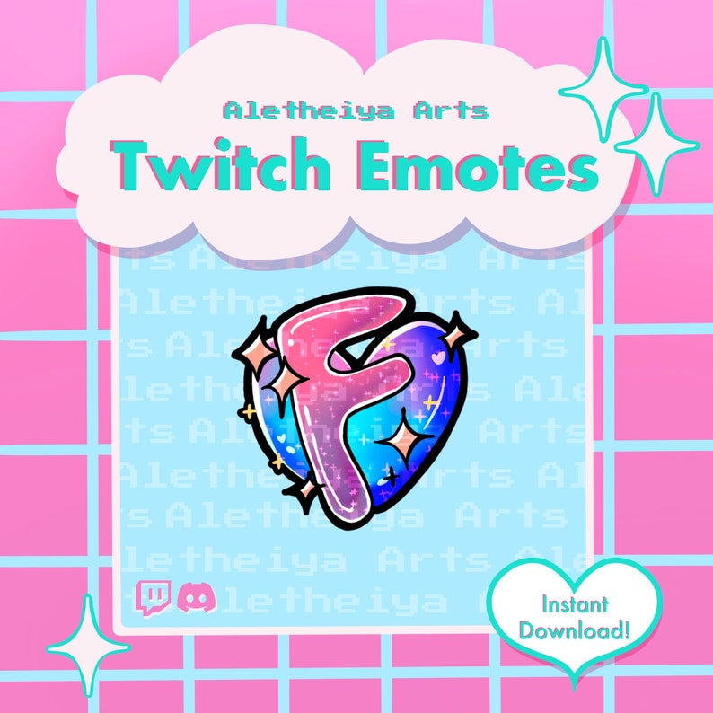 Twitch Emote F / F in the Chat Icon / Transparent PNG Emoji for Discord ...