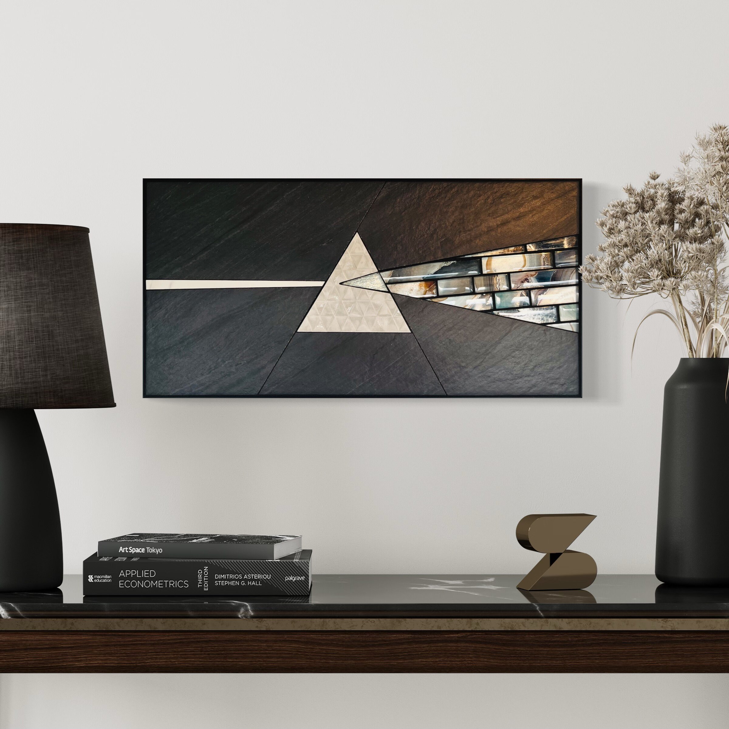 Glass Slate Floating Mosaic - Etsy