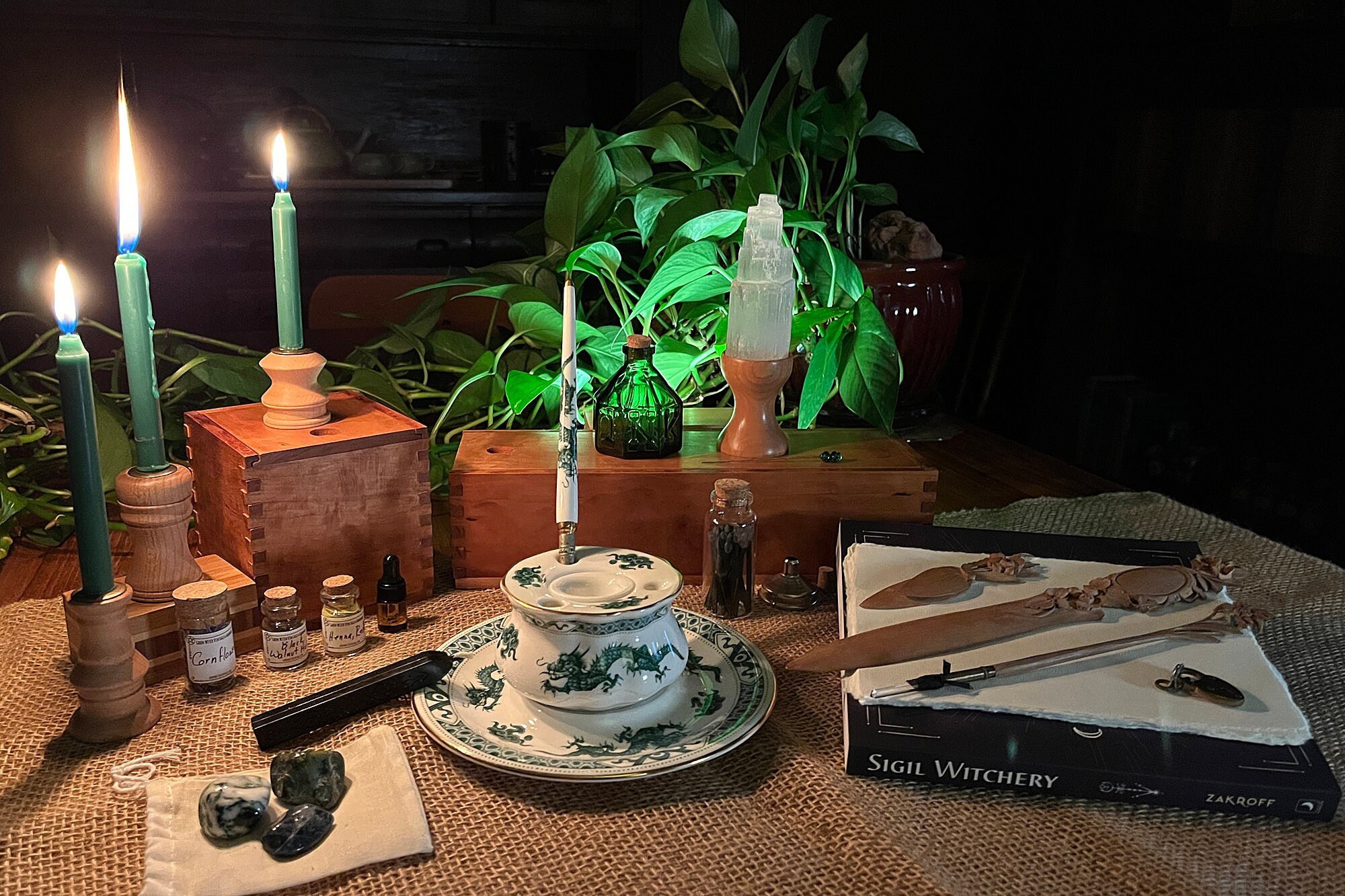 Witch's Scribe Altar Set - Etsy