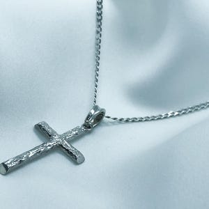 Silver Cross Pendant Necklace 925, Jesus Christ Cross, Christian ...
