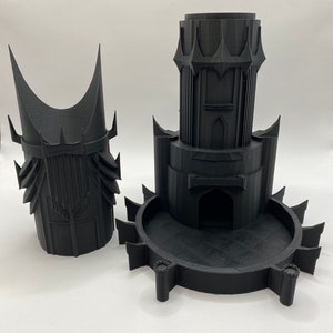 Barad Dur LOTR Dice Tower for Dnd Dungeons and Dragons TTRPG Pathfinder ...