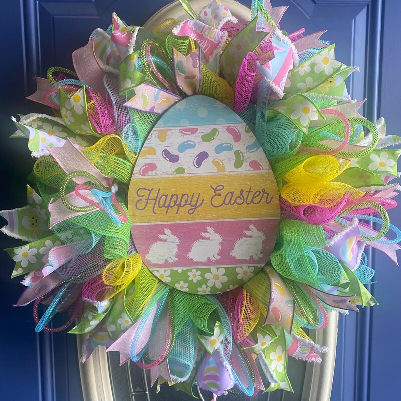 Easter Wreath - Etsy