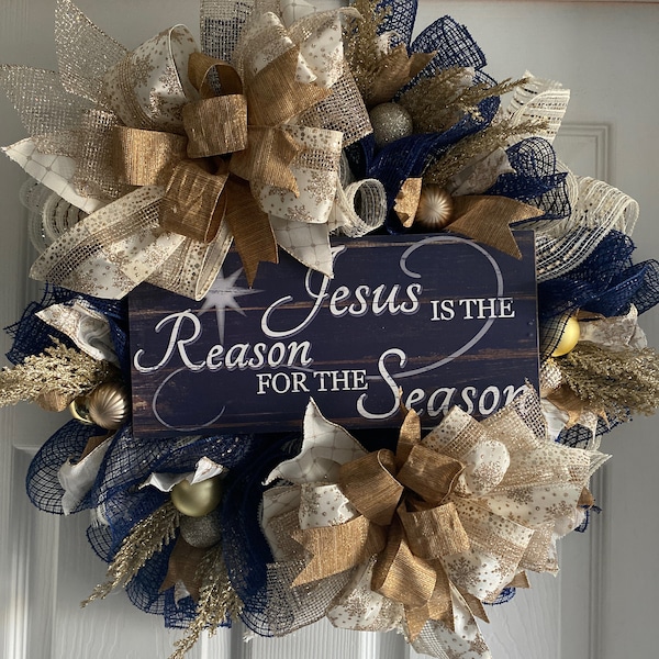 Christian Wreath - Etsy