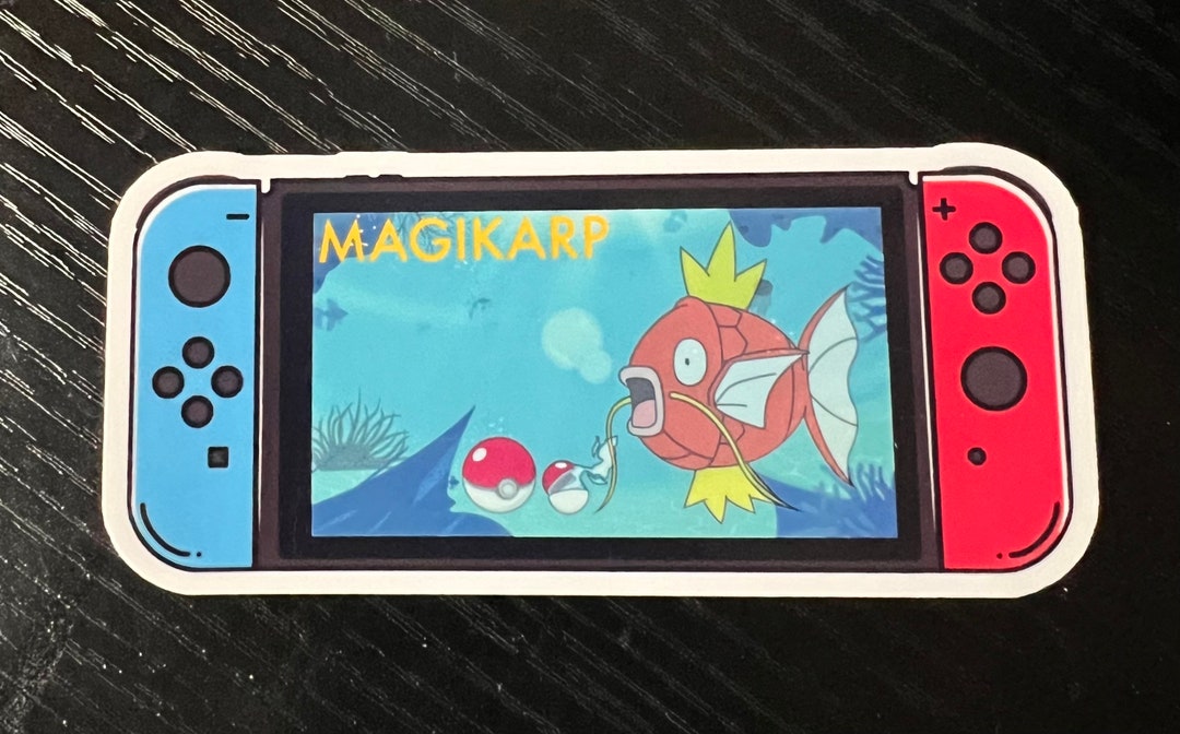 Magikarp Pokémon Stickers Nintendo Switch Glossy Laptops - Etsy