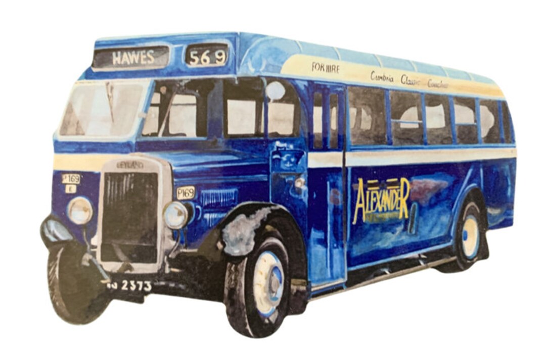 Leyland Lion Bus Plaque Leyland Lions Vintage Bus Vintage Buses WT1-P ...