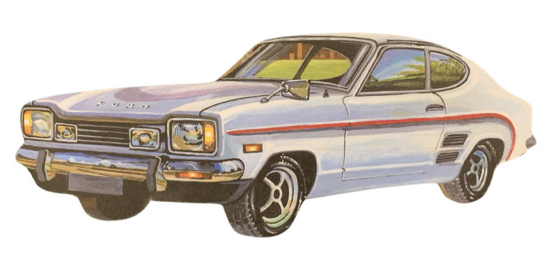 Ford Capri Mk1 Plaque Ford Capris Ford Capri Gift Ford Capri Gifts A51P ...