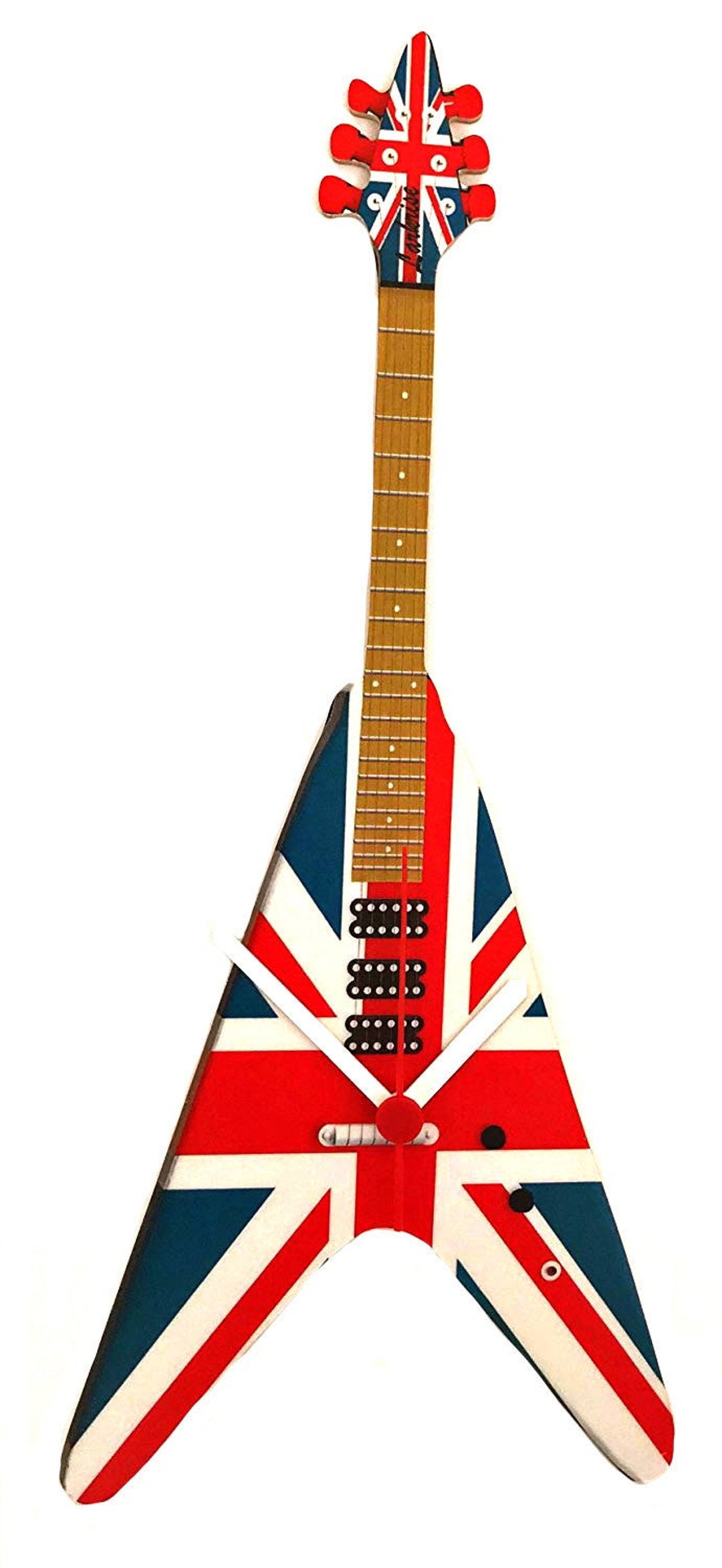 Union Jack Guitar Clock Guitar Clocks Union Jacks Guitar Clocks Gibson ...