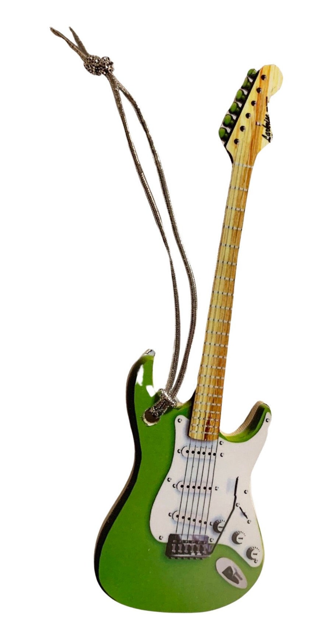 Green Guitar Christmas Tree Decoration Green Guitars - Etsy