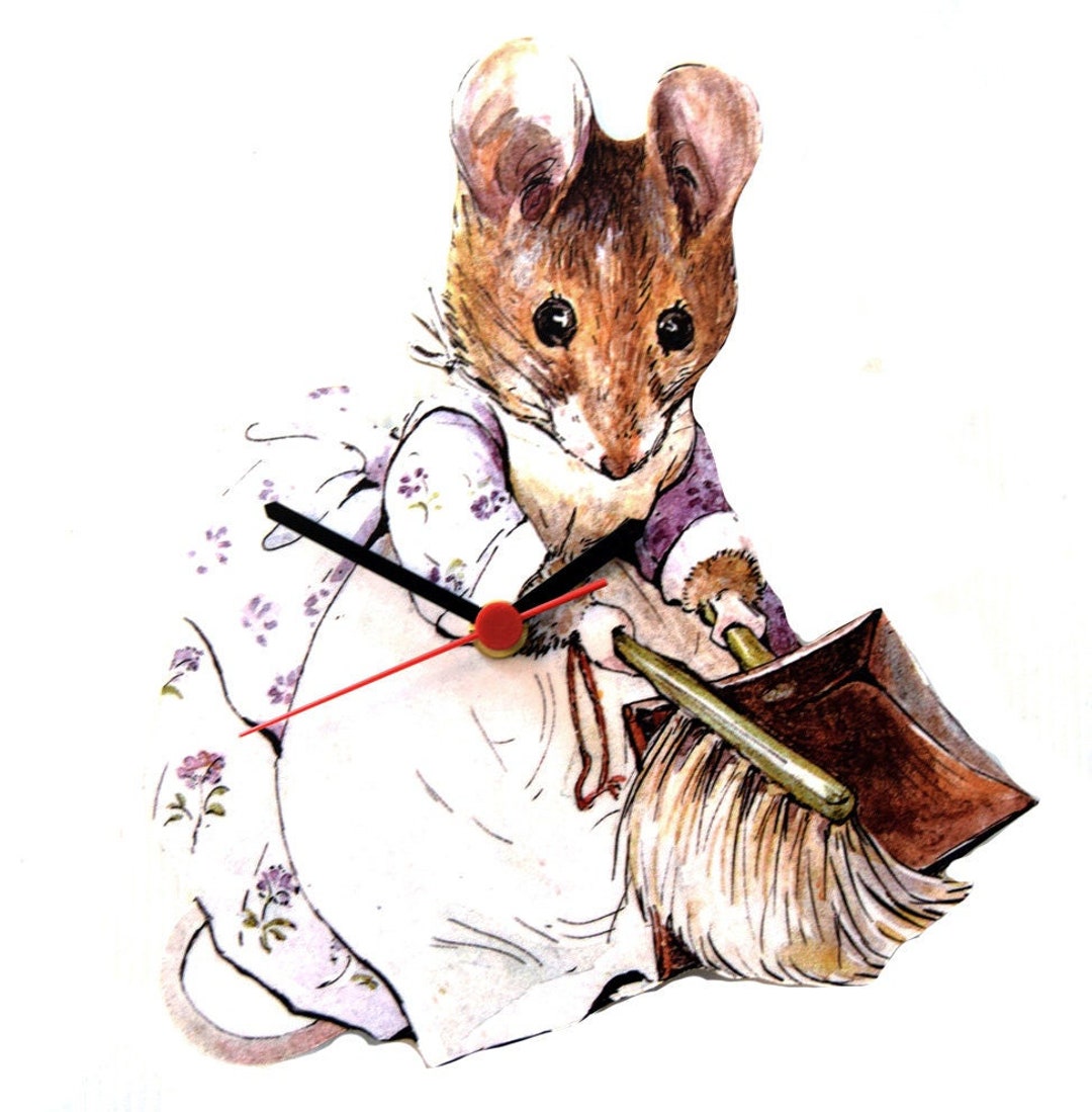 Beatrix Potter Hunca Munca Clock Beatrix Potter Gift Peter Rabbit ...