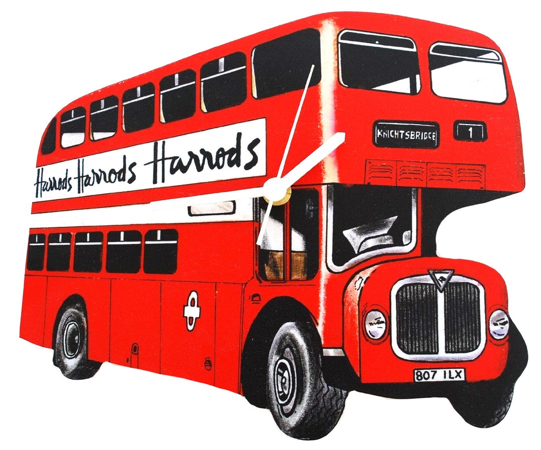 Red London Bus Clock London Buses London Gift London Gifts London ...