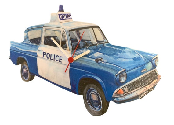 Ford Anglia Police Car Clock Ford Anglias Police Cars - Etsy