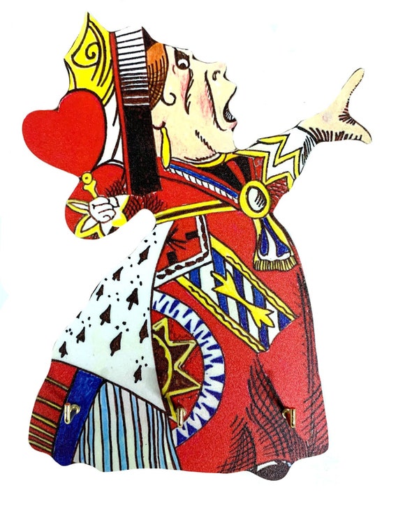 Alice in Wonderland Queen of Hearts Key Rack Alice in - Etsy India
