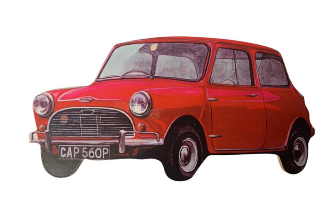 Austin Mini Magnet Austin Mini Car British Leyland Mini Red Minis Red ...