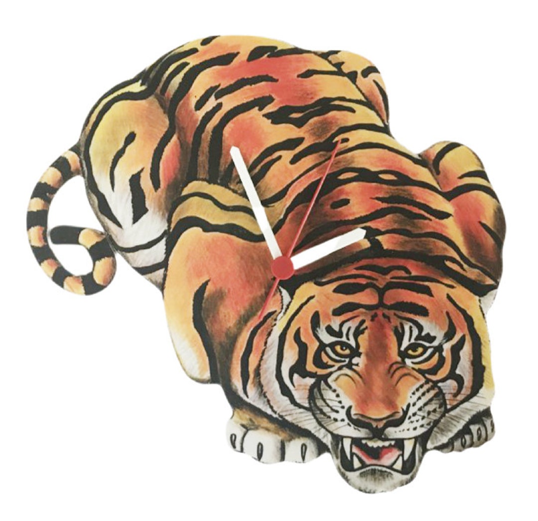 Tiger Clock Shere Khan Tiger Clocks Bengal Tigers WW23-C - Etsy Australia