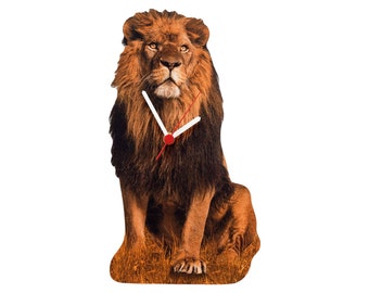 Lion Clock - Etsy UK