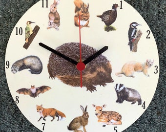 Animals Clock | Etsy UK