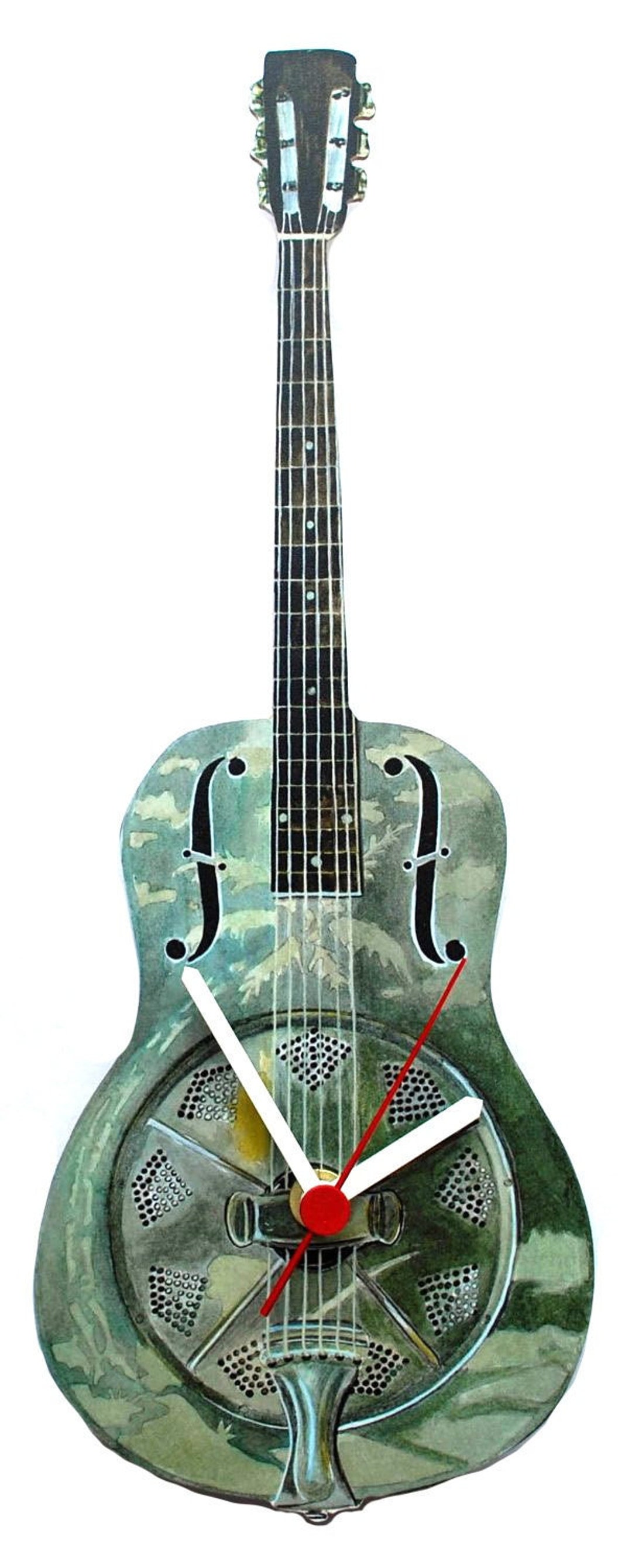 Dobro Guitar Clock Resonator Guitar Clock Resonator Guitars Dobros G10 ...
