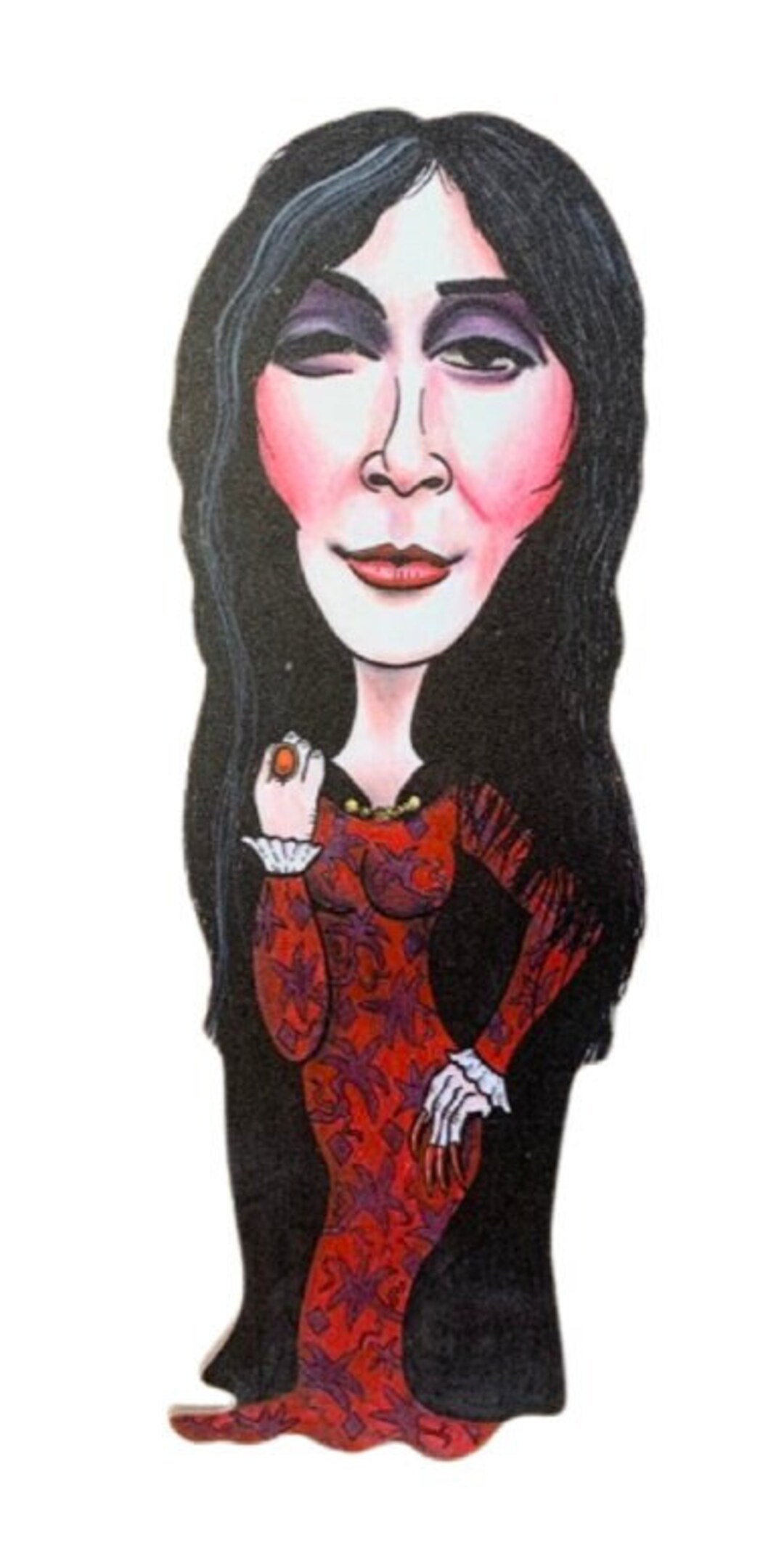 Morticia Addams Plaque Wednesday Addams the Addams Family HOR1-P - Etsy