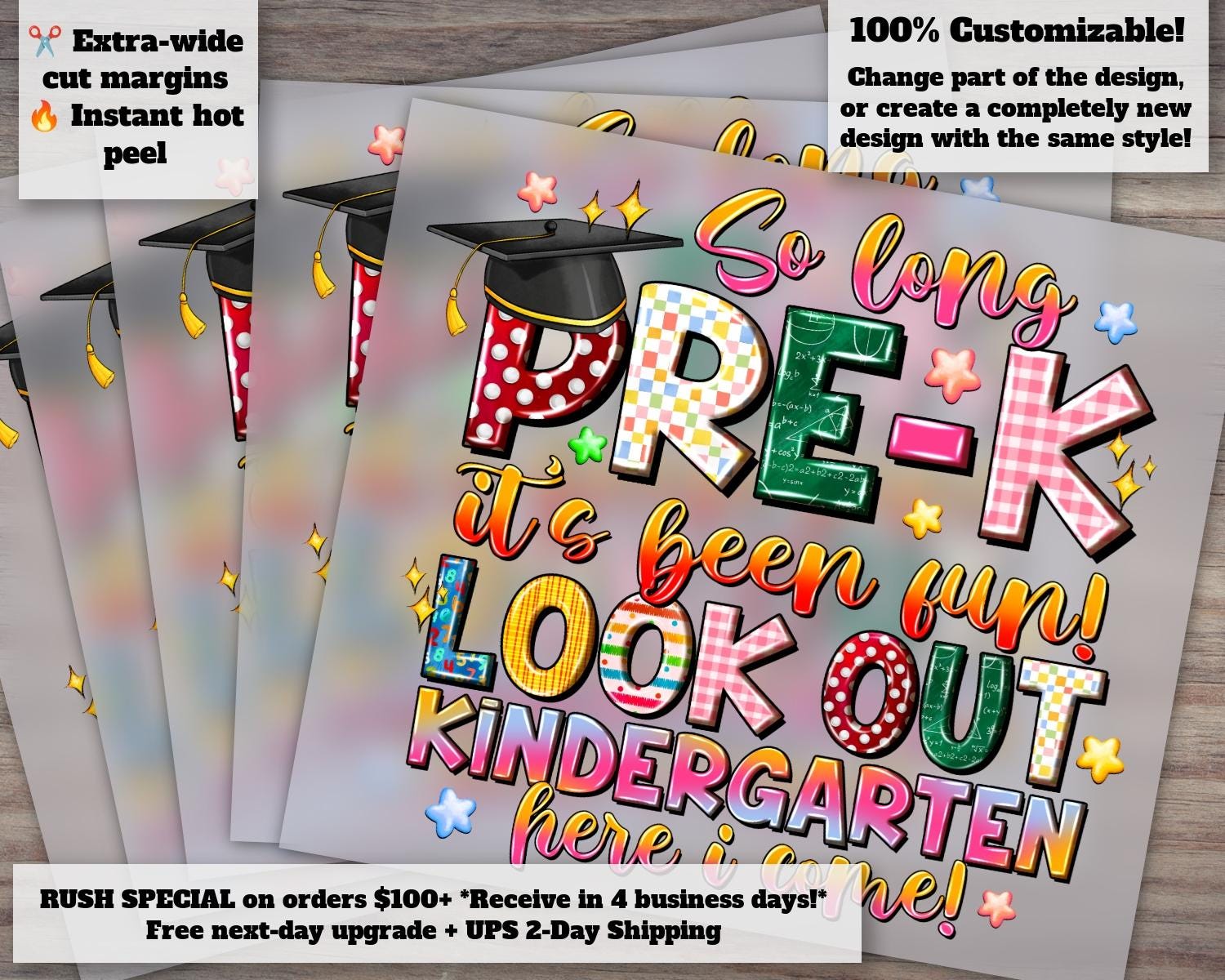 Kindergarten Here I Come Pre-k Graduation Heat Transfer Design | Pre-k ...
