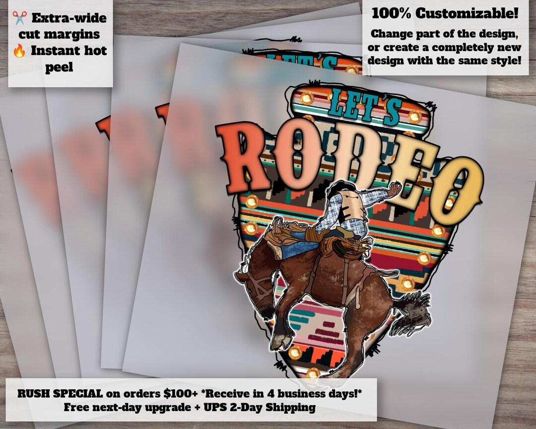 Rodeo Graphic Art Design, Printable Southern Rustic Grunge, DTG Houston ...