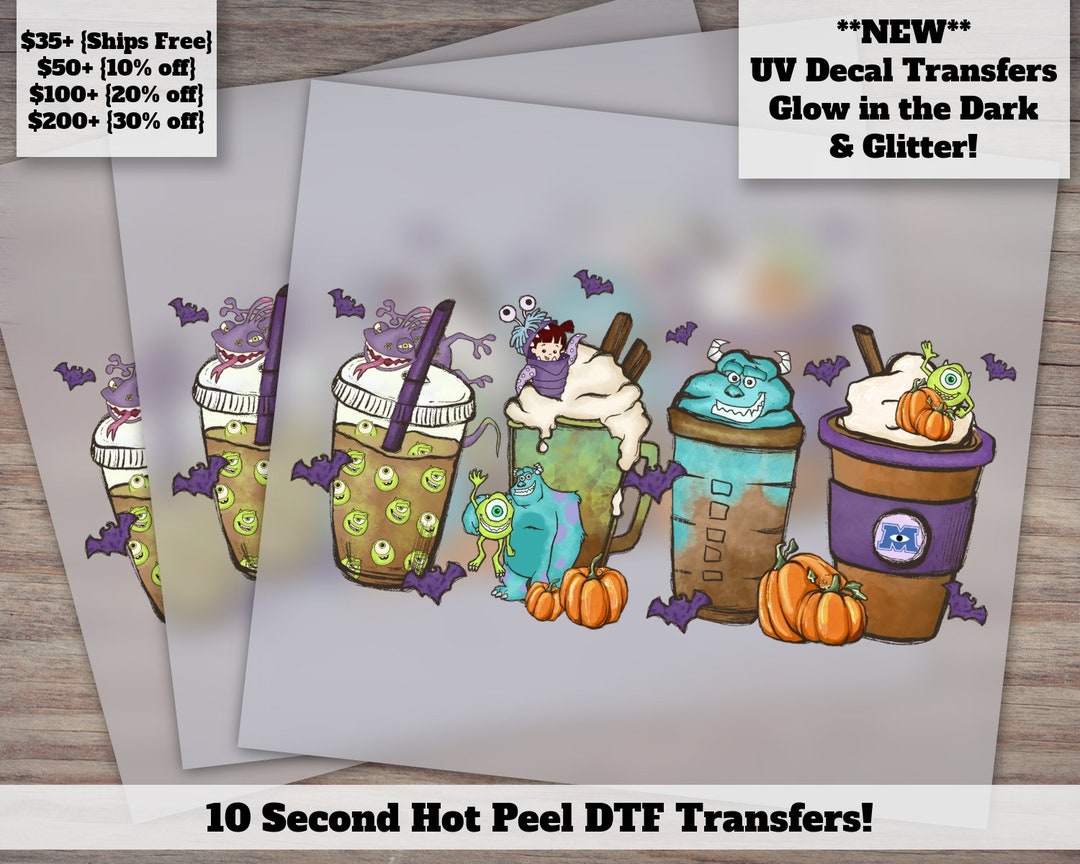 Monsters Inc, Fall Coffee, Monsters Inc Sublimation Print, Ready to ...