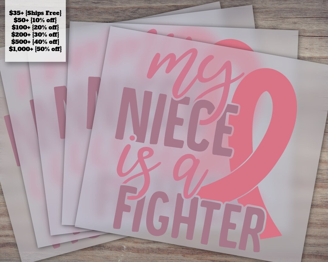 Breast Cancer Fighter SVG Commercial Use Cancer Awareness Pink Ribbon ...